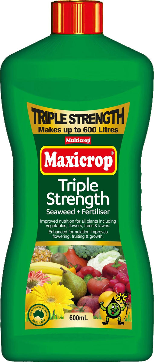 Maxicrop Triple Strength Seaweed + Fertiliser Concentrate 600ml – Dig ...