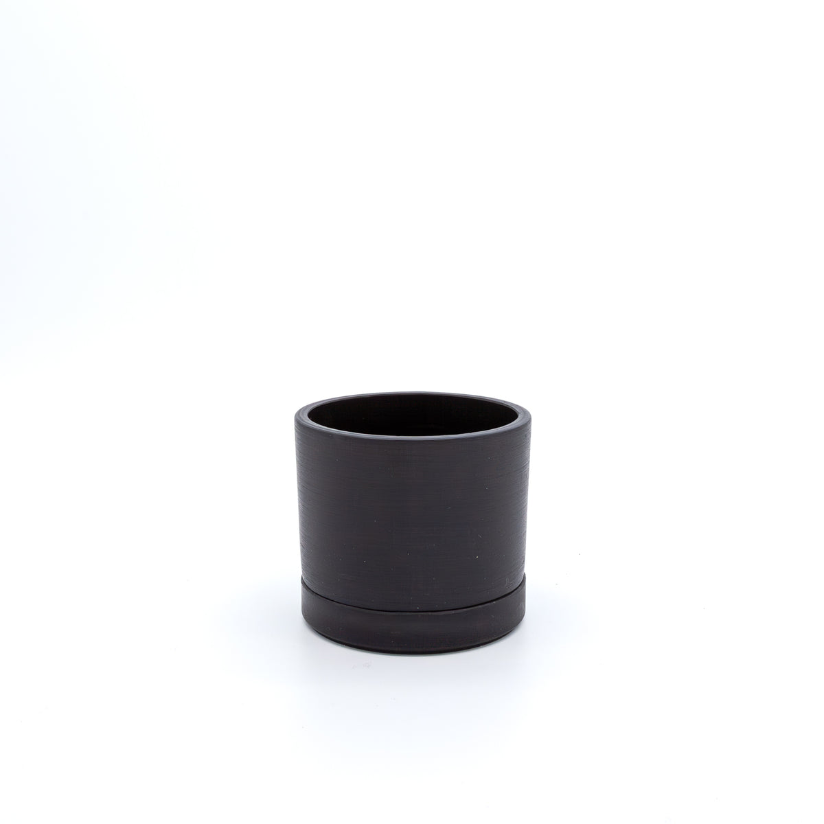 Portland Pot & Saucer, Black – Dig Emporium