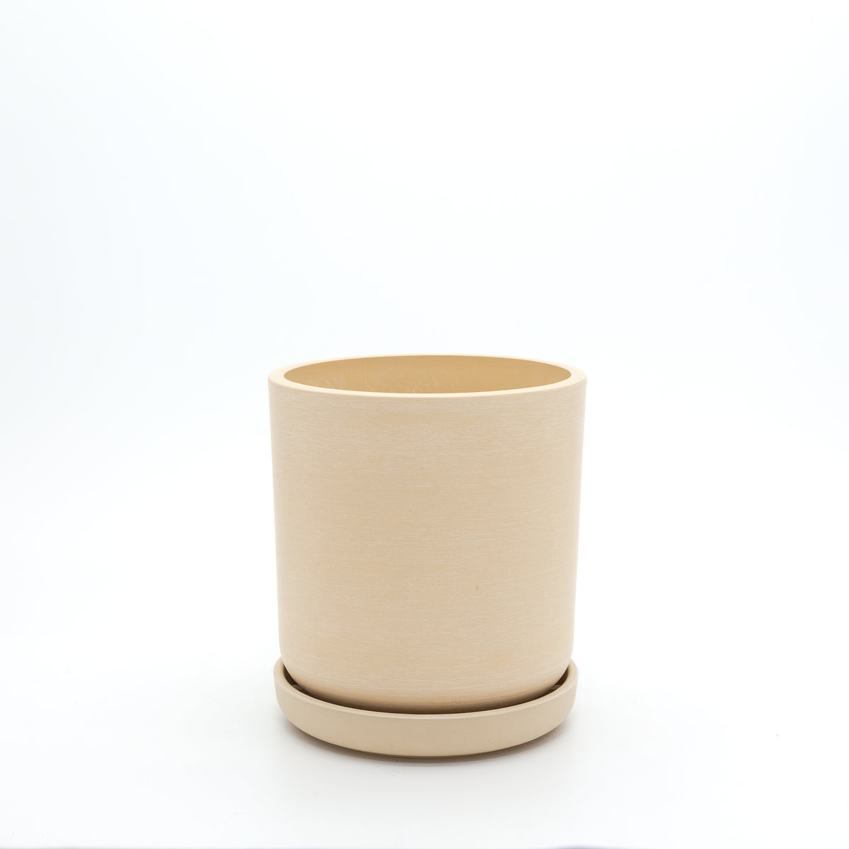 Portland Pot & Saucer, Tatami Sand – Dig Emporium